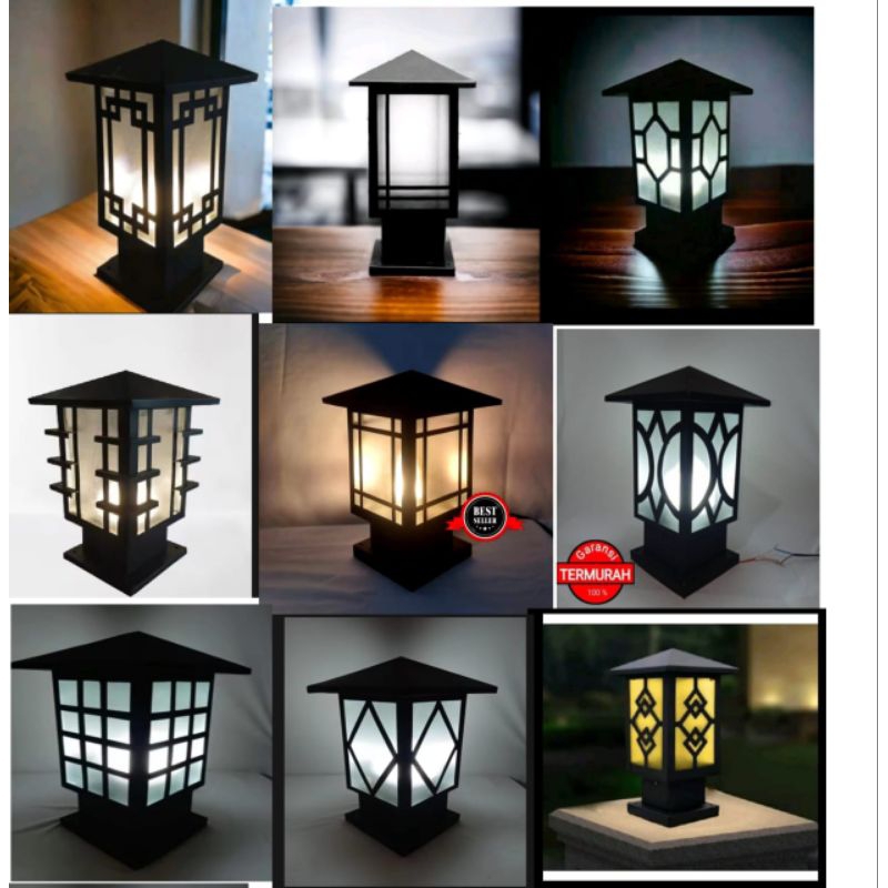 Jual Lampu Pilar/Lampu Hias Pagar Rumah Modern Terlaris Dan Termurah ...