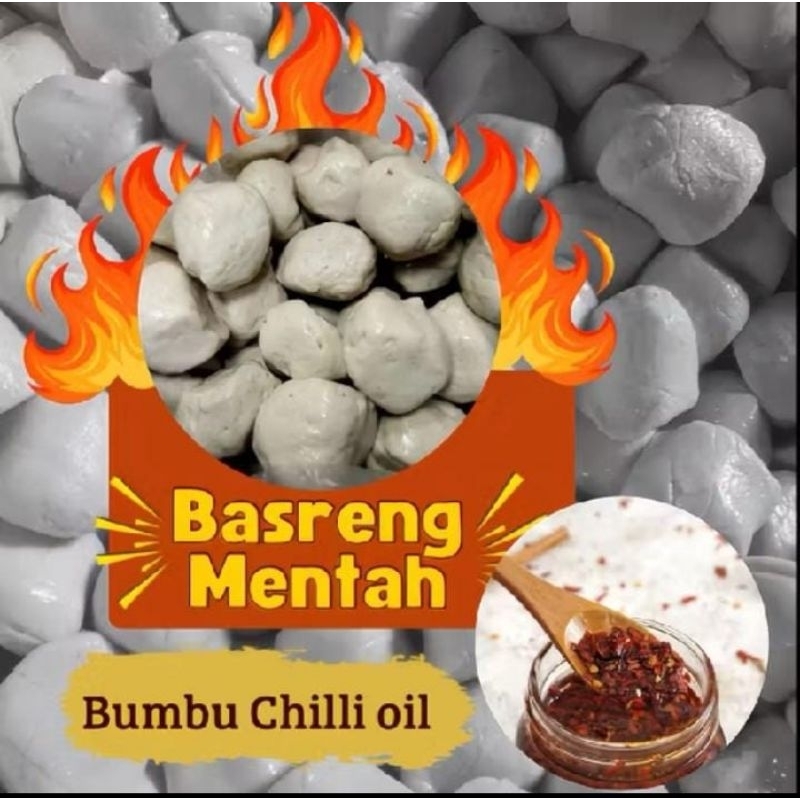 Jual BASRENG MENTAH PLUS CHILI OIL (isi 6 butir) | Shopee Indonesia