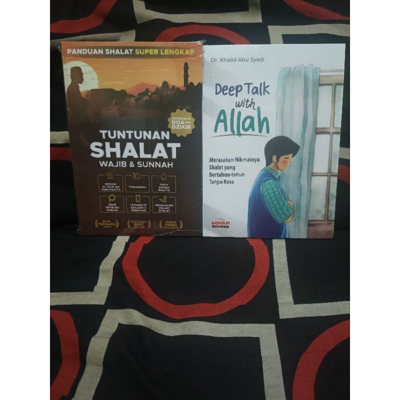 Jual paket 2 buku deep talk with Allah tuntunan shalat wajib sunnah ...