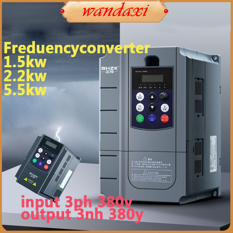 Jual ⭐Garansi+Ready⭐Inverter Frekuensi Converter1.5KW/2.2KW/5.5KW/7.5KW Inventer input 3phase ...