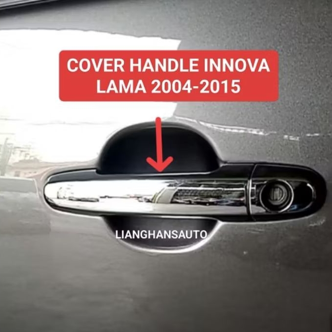 Jual COVER HANDLE INNOVA LAMA 2004-2015 HITAM CHROME | Shopee Indonesia