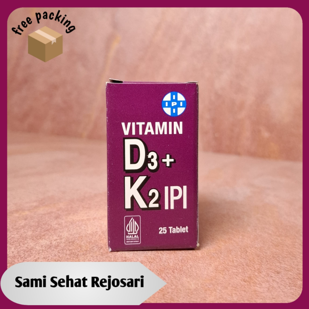 Jual 1 Botol IPI VITAMIN D3 + K2 25 TABLET | Shopee Indonesia