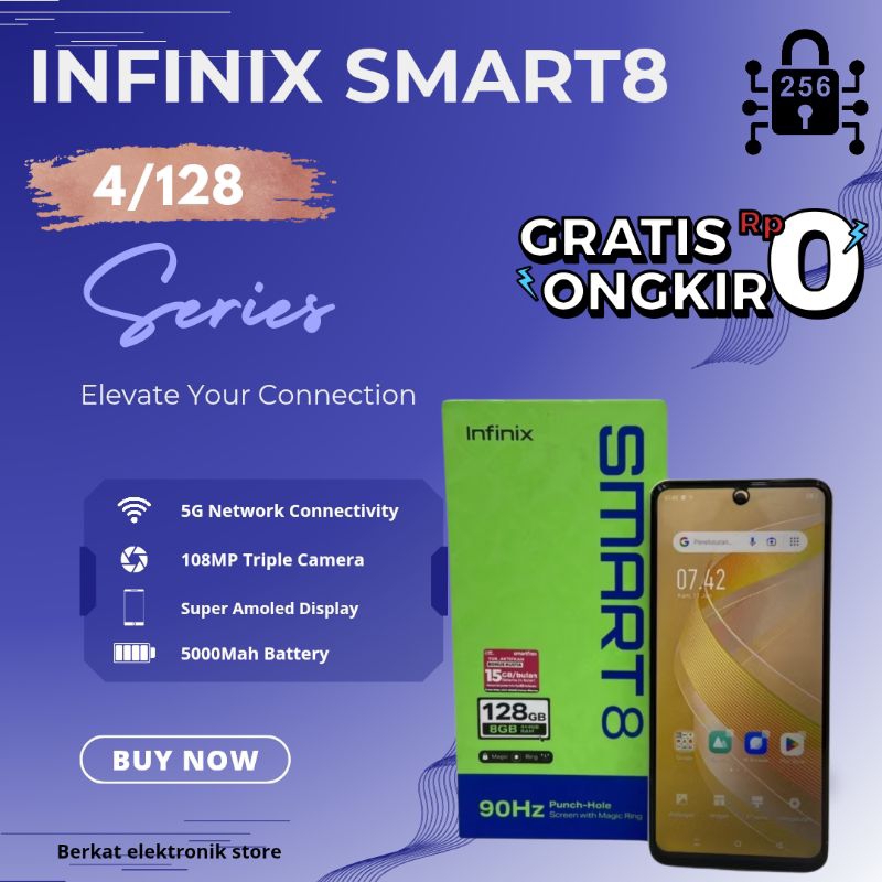 Jual Infinik smart8 ram 4/128 fullset | Shopee Indonesia