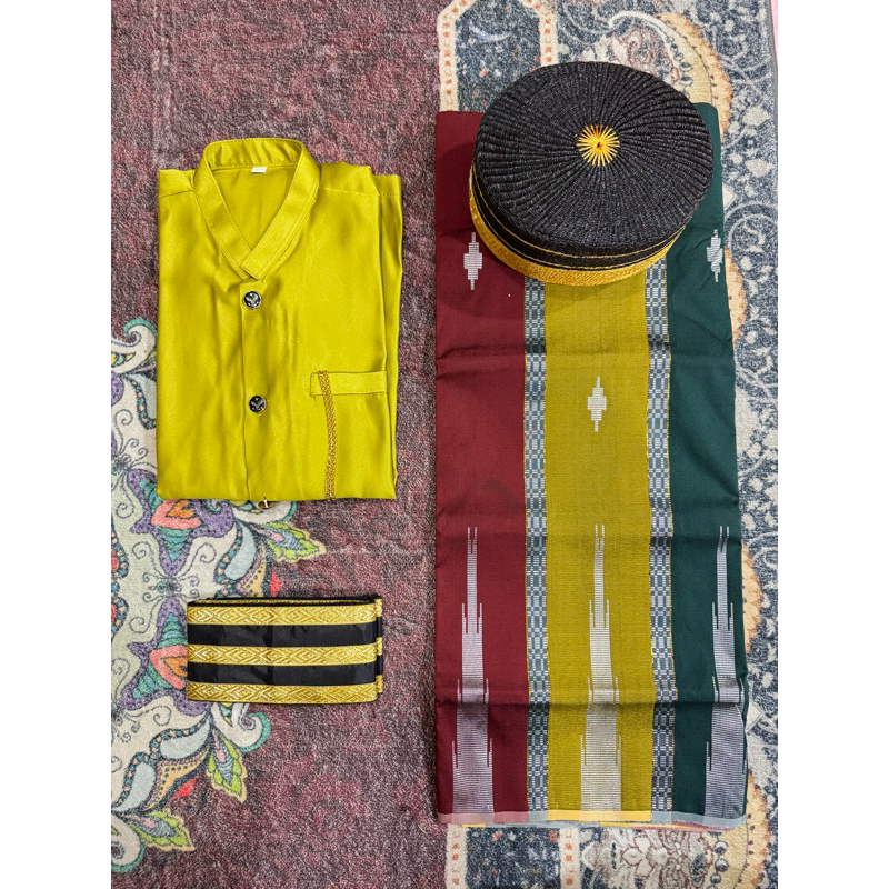 Jual (ANAK) WARNA HIJAU KUNING LIME JAS TUTUP BRIDAL PREMIUM ADAT BUGIS ...