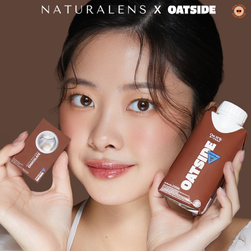 Jual Softlens Naturalens x oatside Chocolate Dia 14.2mm Biomoist 57% ...