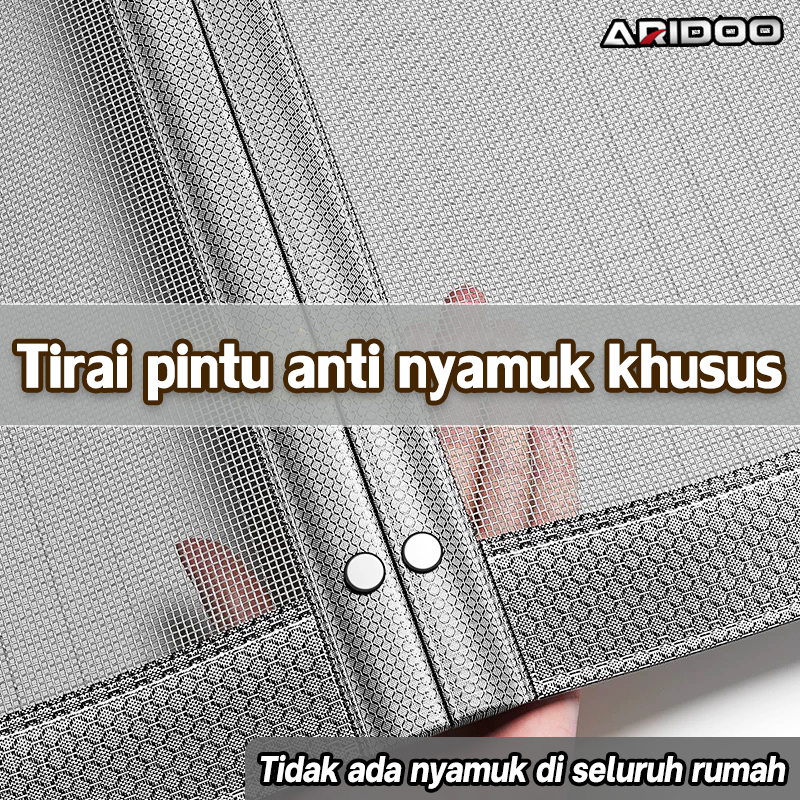 Jual 100% Anti Nyamuk Serangga Tirai Magnet pintu Premium Tebal fiberglass 90cm x 210cm 100x ...