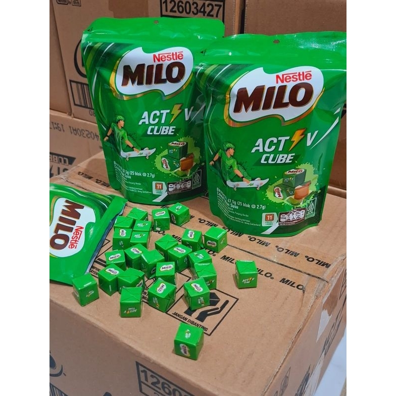 Jual Nestle Milo Activ Cube isi 25pcs | Shopee Indonesia