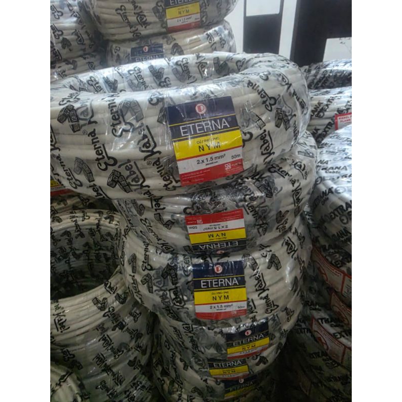 Jual Kabel Eterna NYM 2X1,5 50 meter | Shopee Indonesia