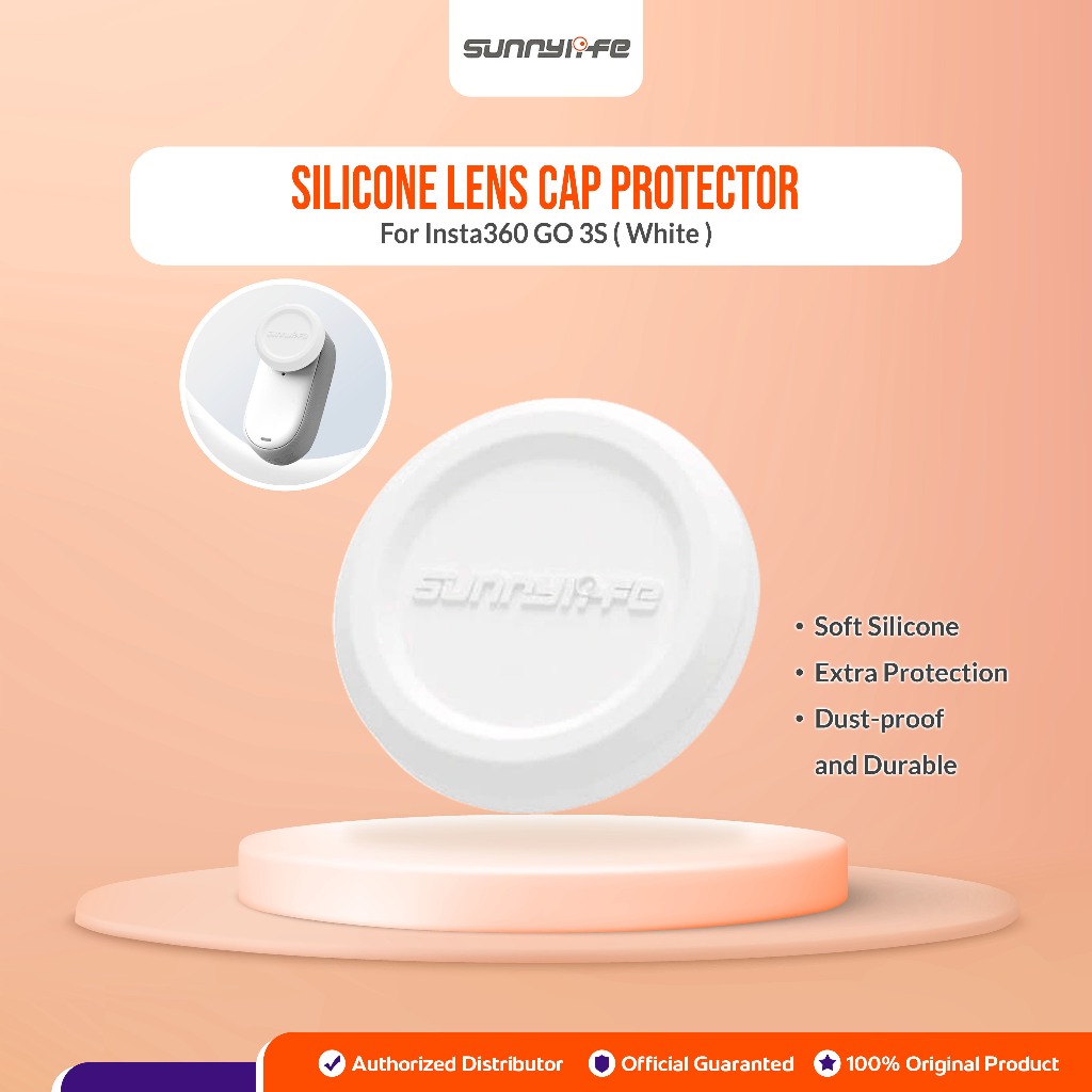 Jual SUNNYLIFE Silicone Cap Lens Cover For Insta360 GO 3S PUTIH ...