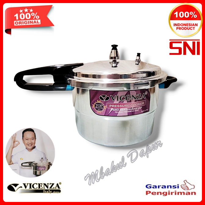 Jual Panci Presto Presto Pressure Cooker Plus Kukusan Vicenza 8 LiterSNI V 324 | Shopee Indonesia