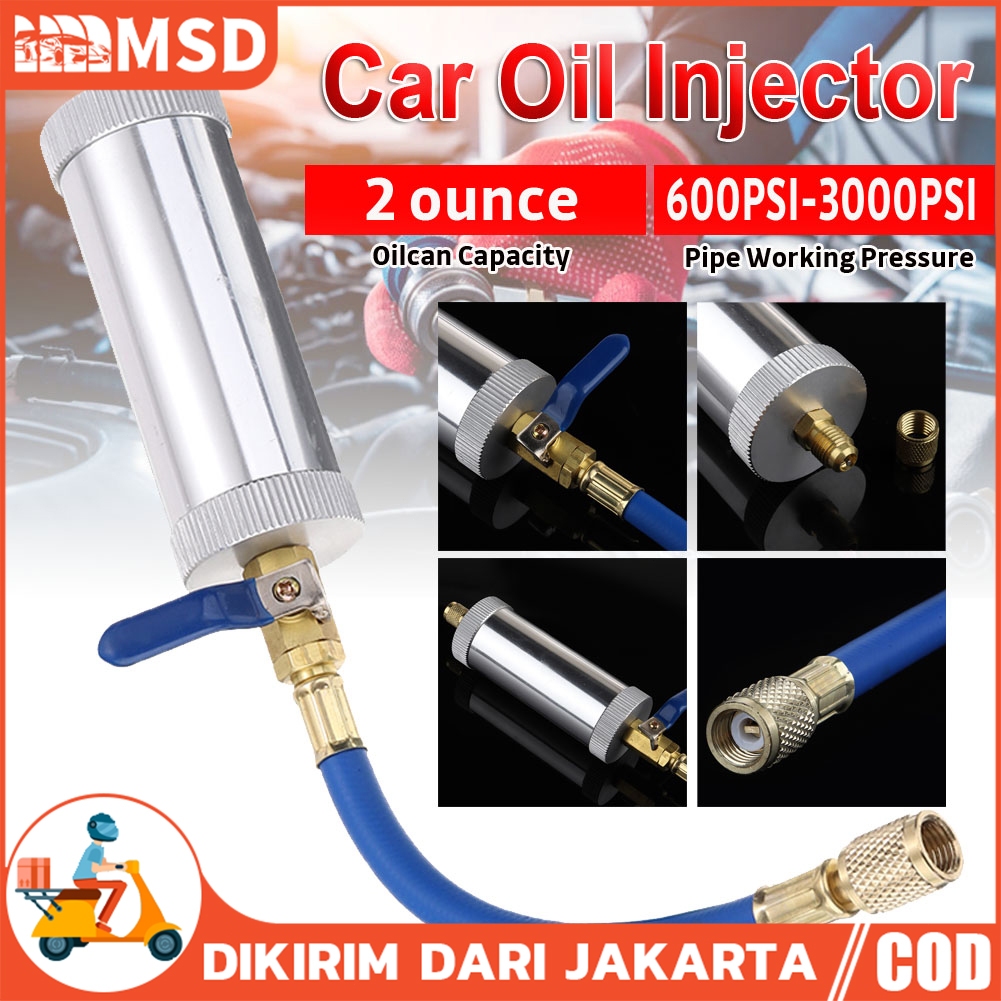 Jual Alat Injeksi Oli Mobil AC R12 R134A 2 Ons 1/4 "Tabung Pengisi ...