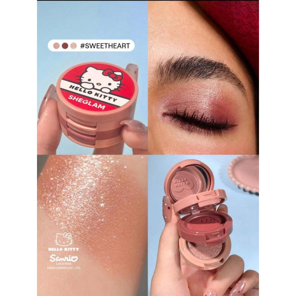 Jual Hello Kitty SHEGLAM Darling Dear Shadow Stack | Shopee Indonesia
