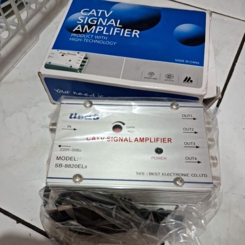 Jual CATV SIGNAL AMPLIFIER 4WAY 8820 8840 | Shopee Indonesia