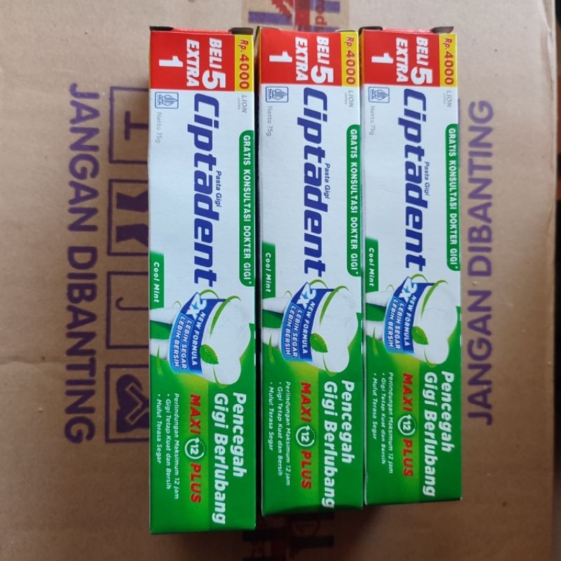 Jual 6 pcs Ciptadent ukuran 75gr | Shopee Indonesia