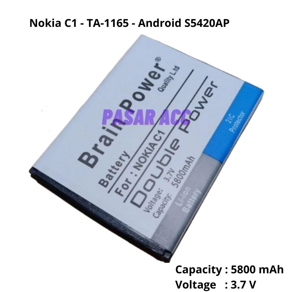 Jual Baterai Nokia C1 - TA-1165 - TA1165 - Android S5420AP Battery ...