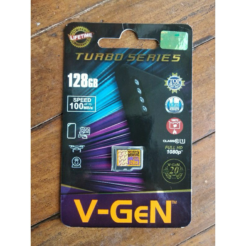 Jual MEMORY CARD 128GB CLASS10 TURBO SERIES 100MBps/ KARTU MEMORY 128GB ...