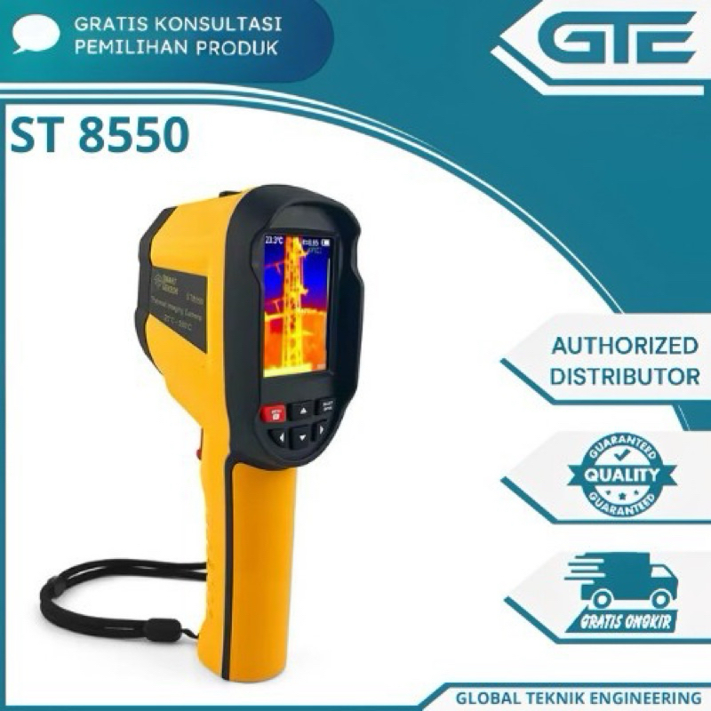 Jual Thermal Imager Camera Imaging Termperatur Suhu ST8550 Kamera Thermal SMART SENSOR ST 8550 ...