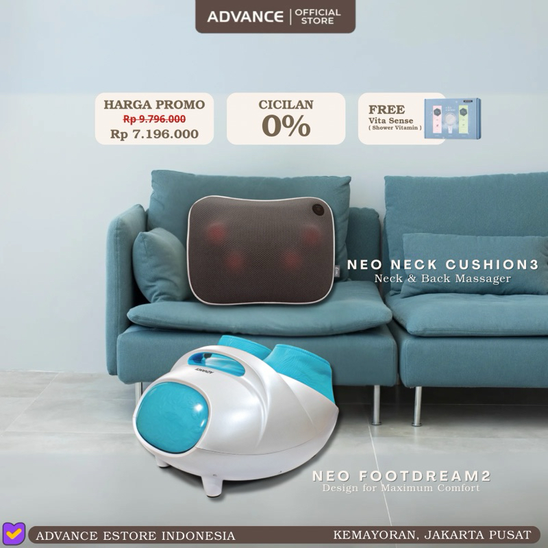 Jual Advance - Alat Pijat Kaki Neo Footdream2 | Bundling | Bantal Pijat ...
