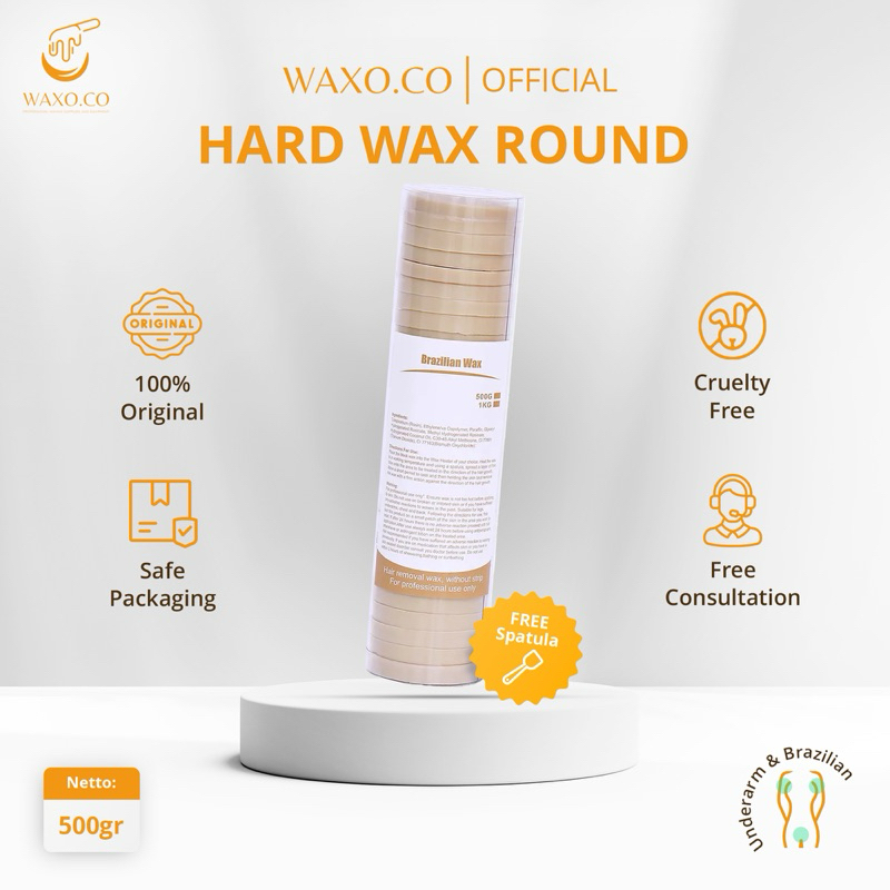 Jual GROSIR Waxing / Hard Wax Block Round / Pencabut Bulu (500 gr ...