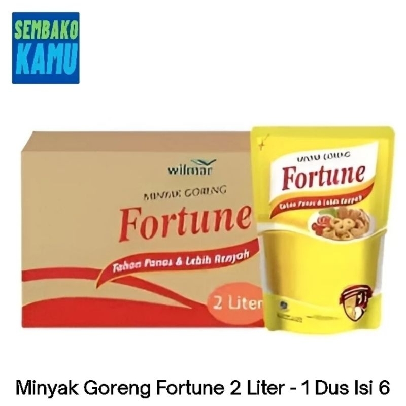 Jual Minyak Goreng Fortune 2 Liter- 1 Dus isi 6 pcs | Shopee Indonesia
