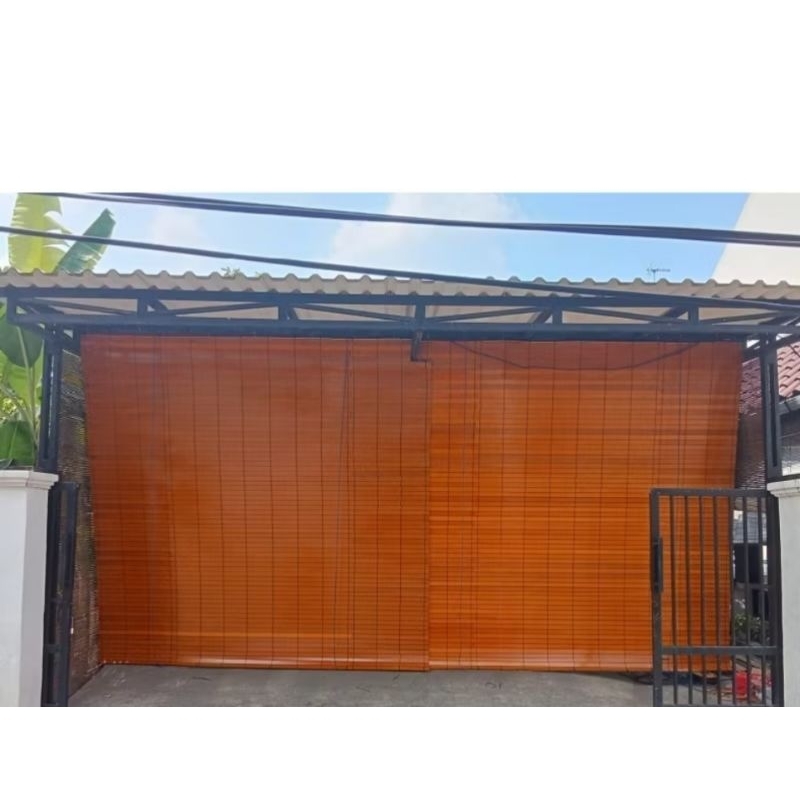 Jual tirai krey sawit bambu full plitur ukuran 2,5x2,5m. | Shopee Indonesia