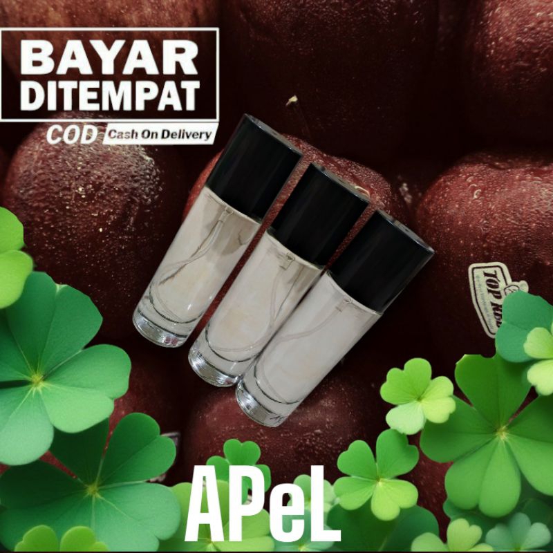 Jual Parfum Murah Berkualitas, Botol 30ml Aroma APEL | Shopee Indonesia