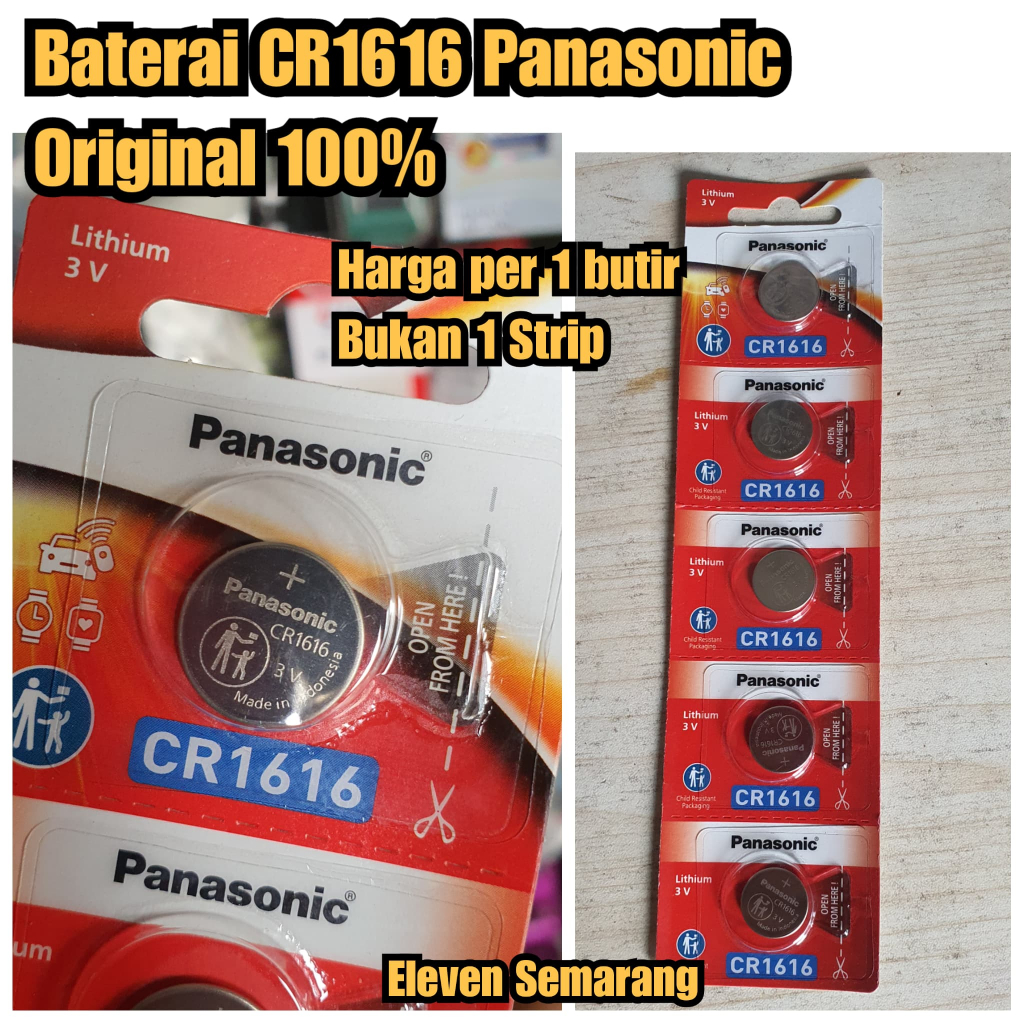 Jual cr 1616 original panasonic indonesia baterai remote mobil suzuki ...