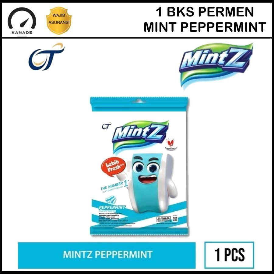 Jual 1 Bungkus Mintz Peppermint 110 Gr Chewy Candy Pack Permen Mintz ...