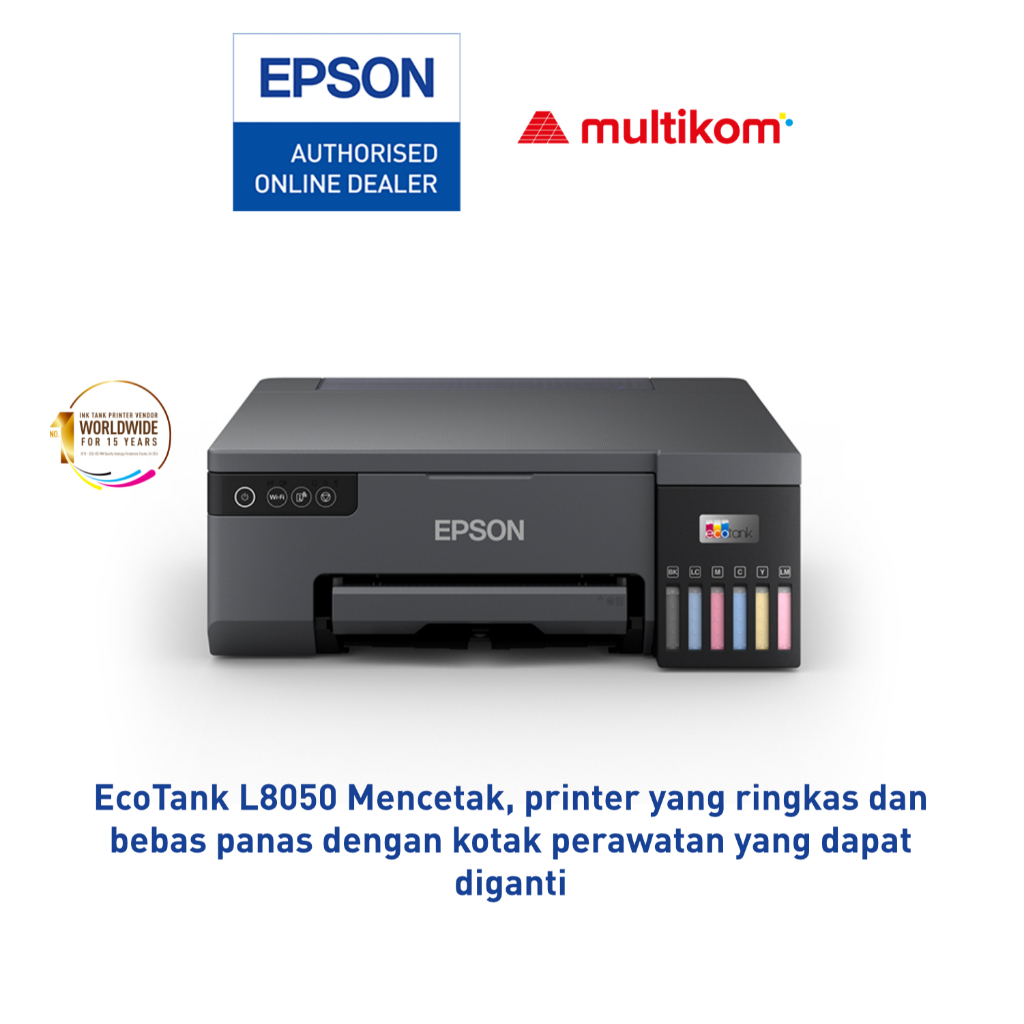 Jual PRINTER EPSON L8050 WI-FI PHOTO INK TANK pengganti type L805 | Shopee Indonesia
