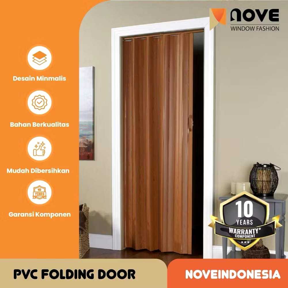 Jual NARALYFE DECO - Nove Pvc Folding Door - Ukuran Custom - Pintu ...