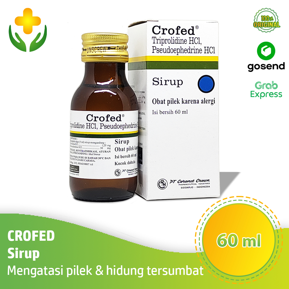 Jual Crofed Sirup 60 ml - Obat Pilek Hidung Tersumbat Anak | Shopee ...