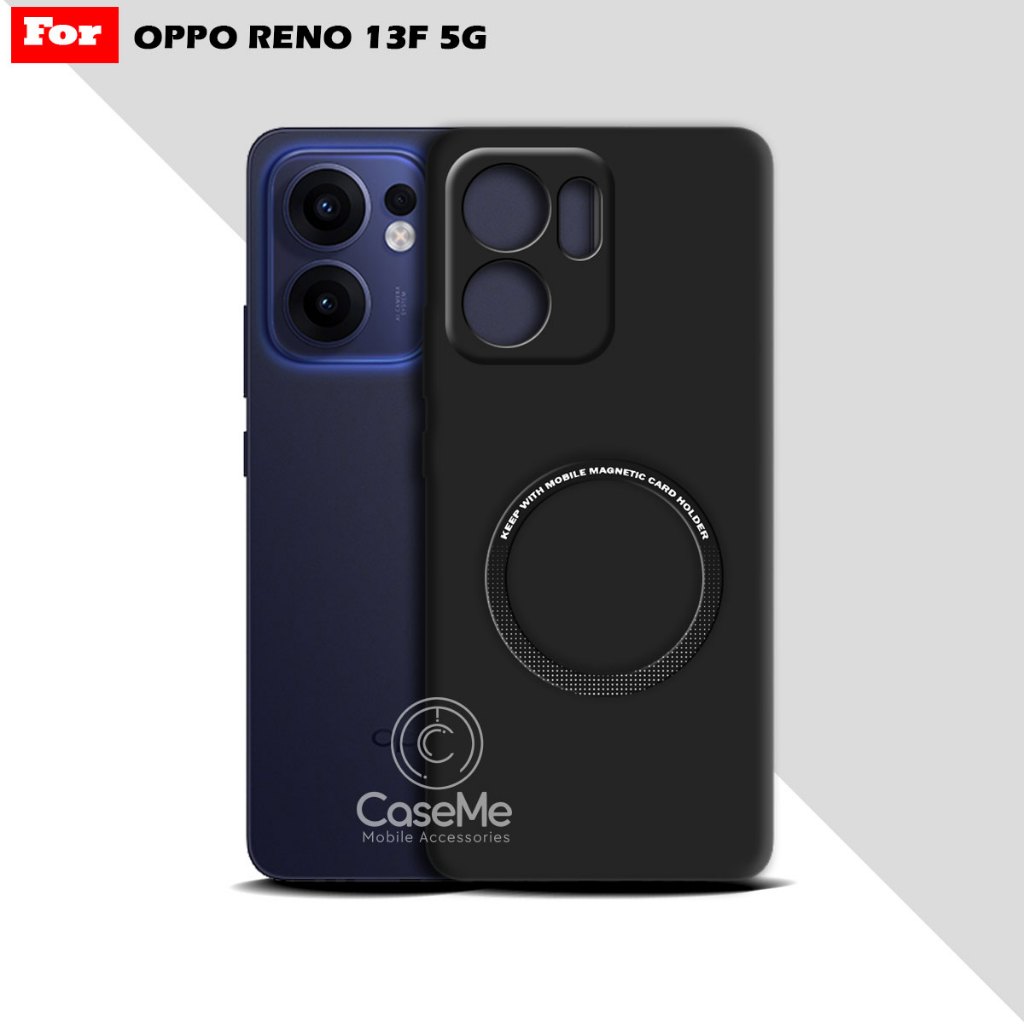 Jual Soft Case Oppo Reno 13F 5G Softcase Silicone Premium Black Matte ...