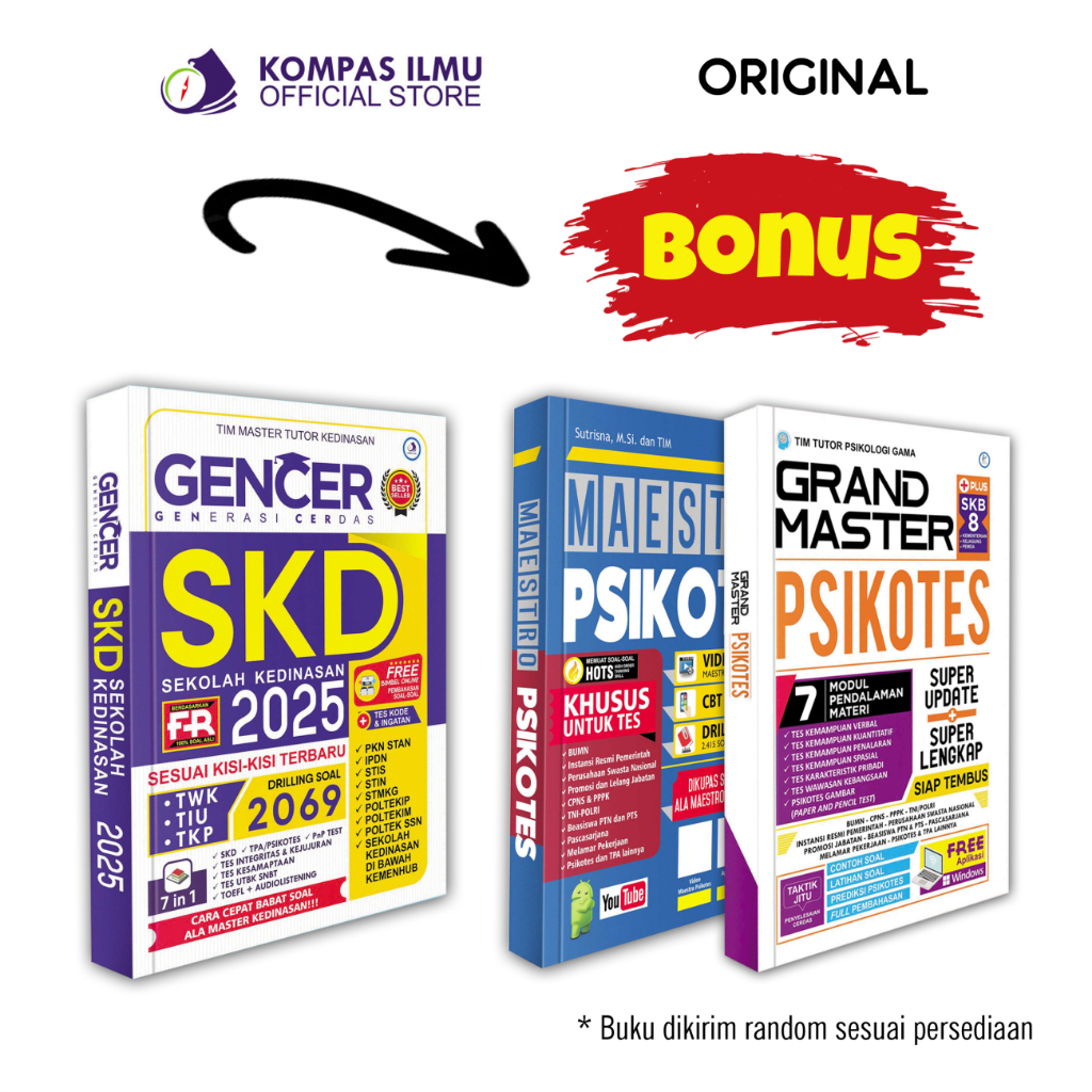 Jual BUKU GENCER SKD KEDINASAN 2025 STAN IPDN STIS STIN STMKG POLTEKIP POLTEKIM | Shopee Indonesia