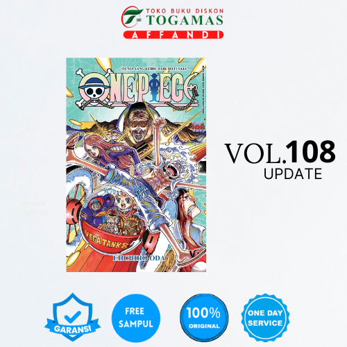 Jual [ UPDATE ] ONE PIECE VOLUME 108 | VOL 1 - 108 | EIICHIRO ODA ...