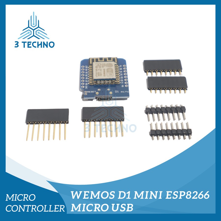 Jual Wemos D1 Mini Esp8266 Type C 4mb Lua Wifi Iot Internet Mcu Mini Shopee Indonesia