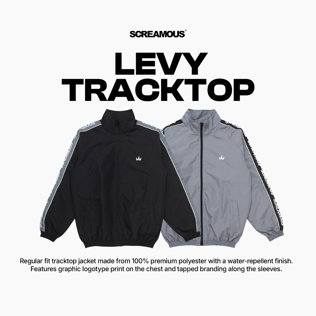 Jual Screamous Tracktop Jacket LEVY | Shopee Indonesia