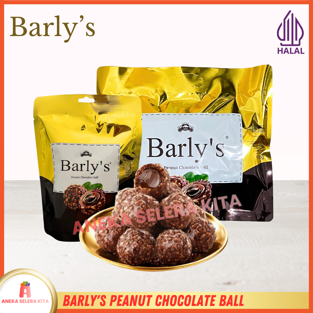 Jual Barlys Peanut Chocolate Ball / Cokelat Bulat Dilapisin Kacang ...