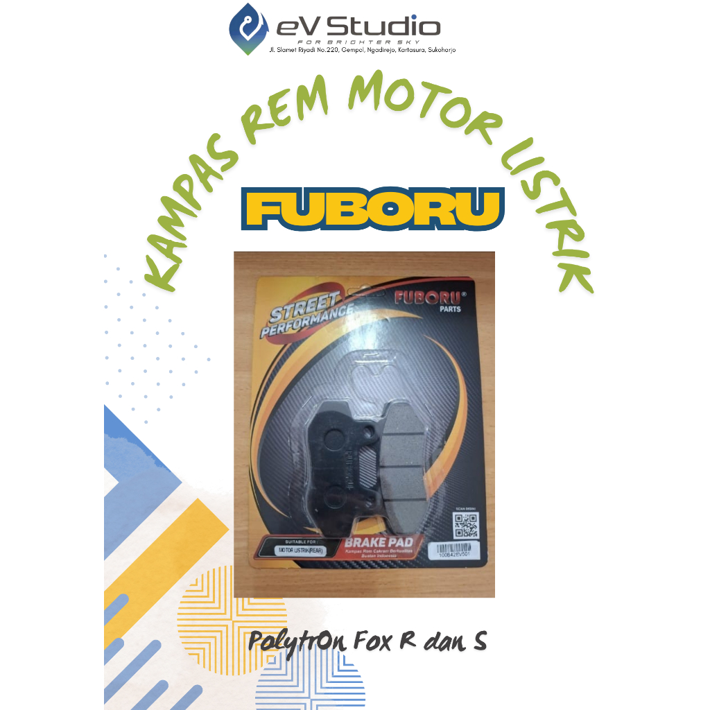 Jual Kampas rem motor listrik polytron | Shopee Indonesia