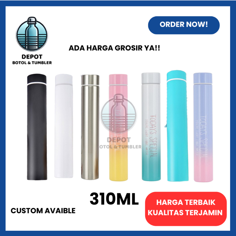 Jual DBT Tumbler Termos Botol Minum Slim Mini Stainless Steel Pastel ...