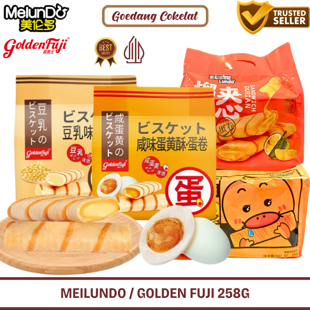 Jual Golden Fuji Egg Roll Meilundo Sandwich Crispy Salty Egg Yolk ...