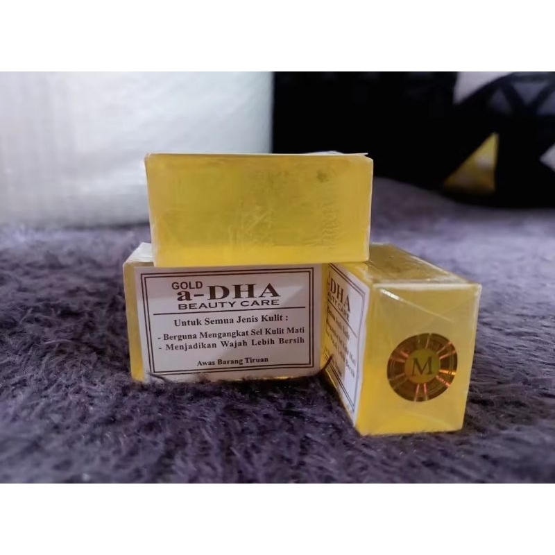 Jual ECER SABUN BRIGHTENING GLOW a-Dha Gold 40 gr ( COD ) | Shopee ...