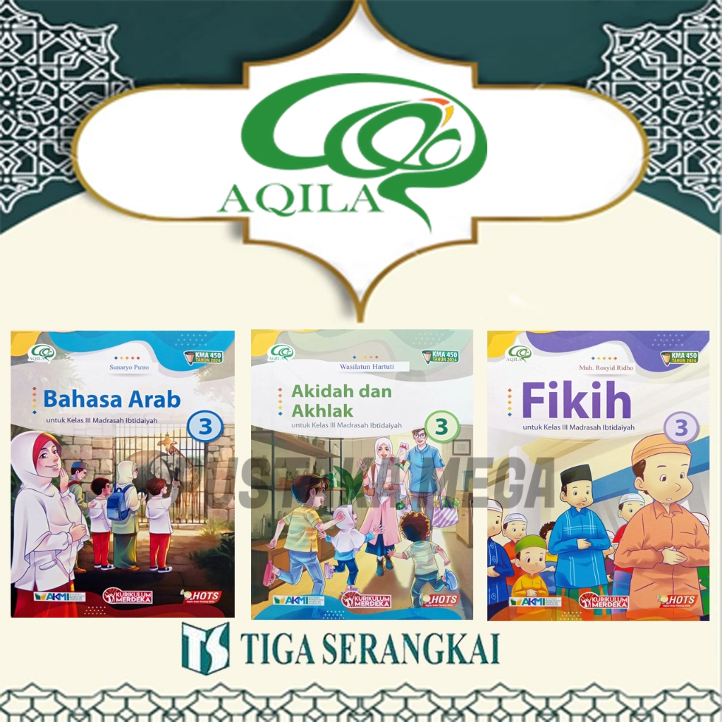 Jual Buku Kelas 3 MI KMA 450 Aqila Tiga Serangkai | Shopee Indonesia