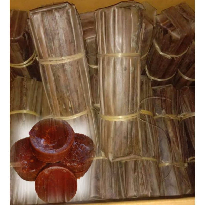 Jual Gula Aren asli kemasan daun kelapa kering berat 1 kg | Shopee ...