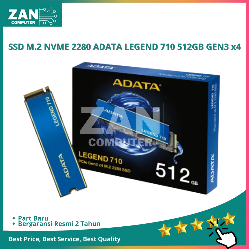 Jual Ssd Nvme M.2 Gen 3 ADATA LEGEND 710 256GB / 512GB PCIe Gen3x4 2280 ...