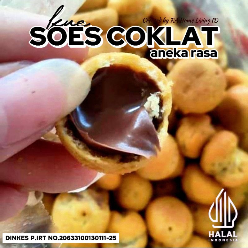 Jual SOES COKLAT 1KG - KUE SUS KERING ISI COKELAT LUMER 2KG 500GR 500 ...