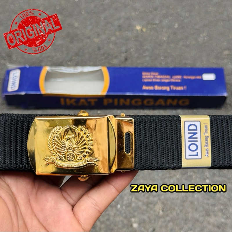 Jual Sabuk LOIND PJKA/KAI Slorok Rel Polos | Ikat Pinggang LOIND Kereta Api Indonesia Slorok ...