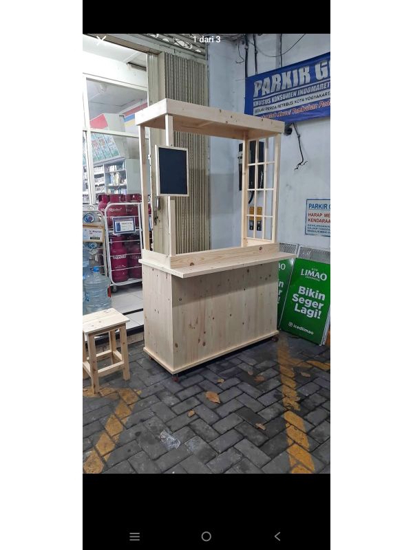 Jual booth portable/ booth jualan es minuman dll/ meja dagang/ meja ...