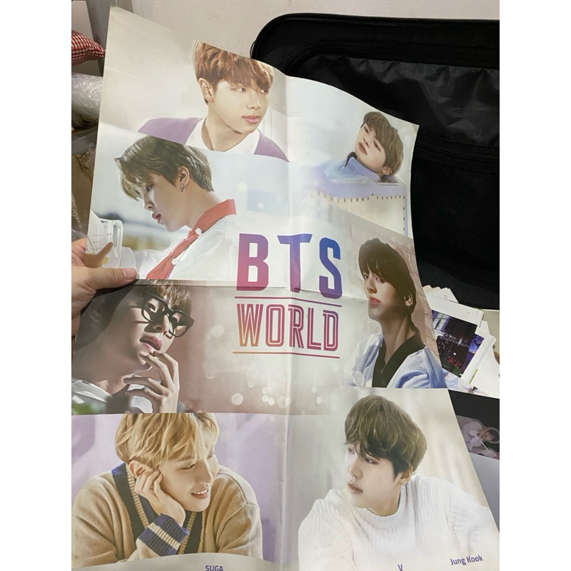 Jual BTS WORLD OFFICIAL POSTER LIPAT (DARI ALBUM) RARE | Shopee Indonesia
