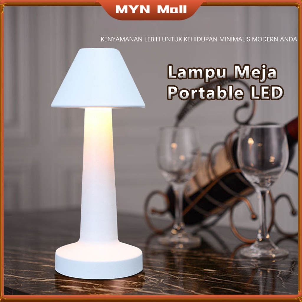 Jual MYN Mall Lampu Meja Hias Touch LED USB Rechargeable 3 in 1 / Lampu Meja Portable LED ...