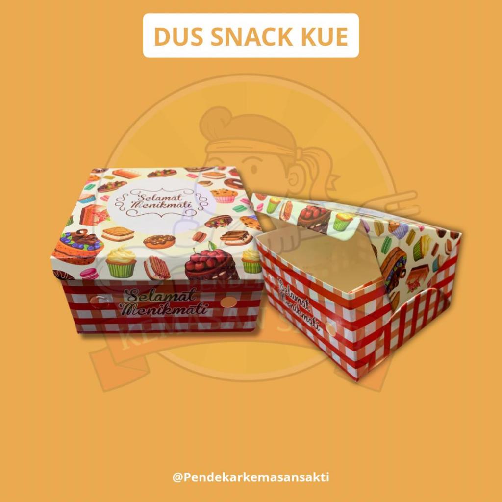 Jual Dus Snack 12x16 Cm Printing / Dus Kue Snack Nasi | Shopee Indonesia